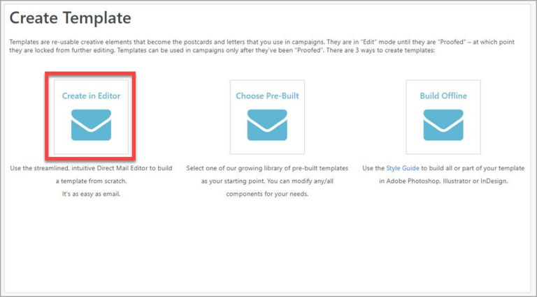 Build A Postcard, Letter, or Bi-fold Self Mailer Church Stamp Support ...